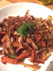 Greek Lamb Crackslaw | Easy Recipe for Keto Lamb Stir Fry