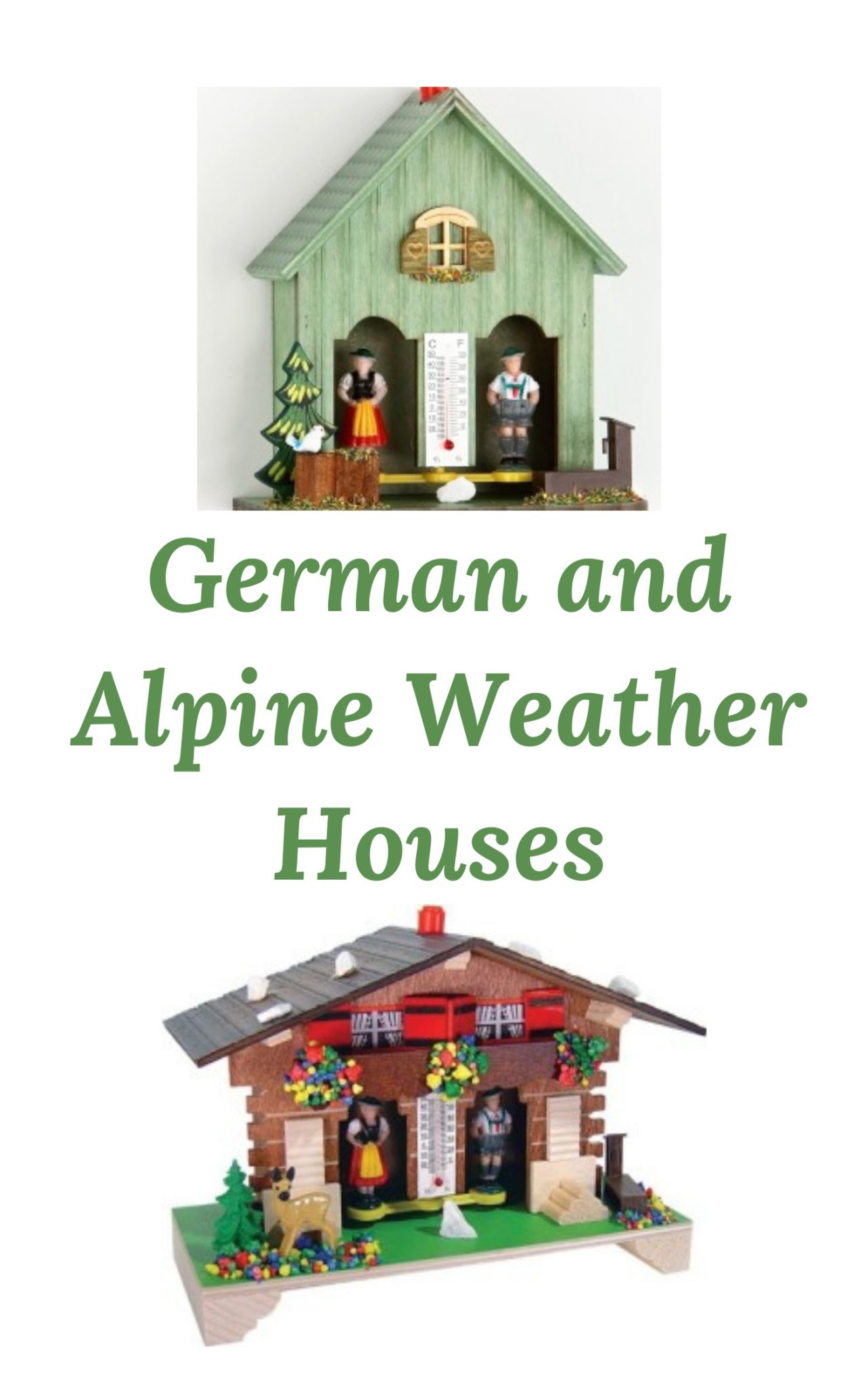 German Weather Houses | Weather Houses from Germany & Switzerland
