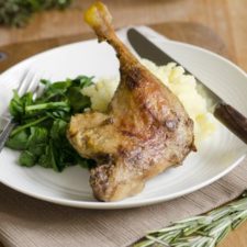 Easy Roasted Duck Legs | Perfectly Crispy Duck with Potatoes and Thyme