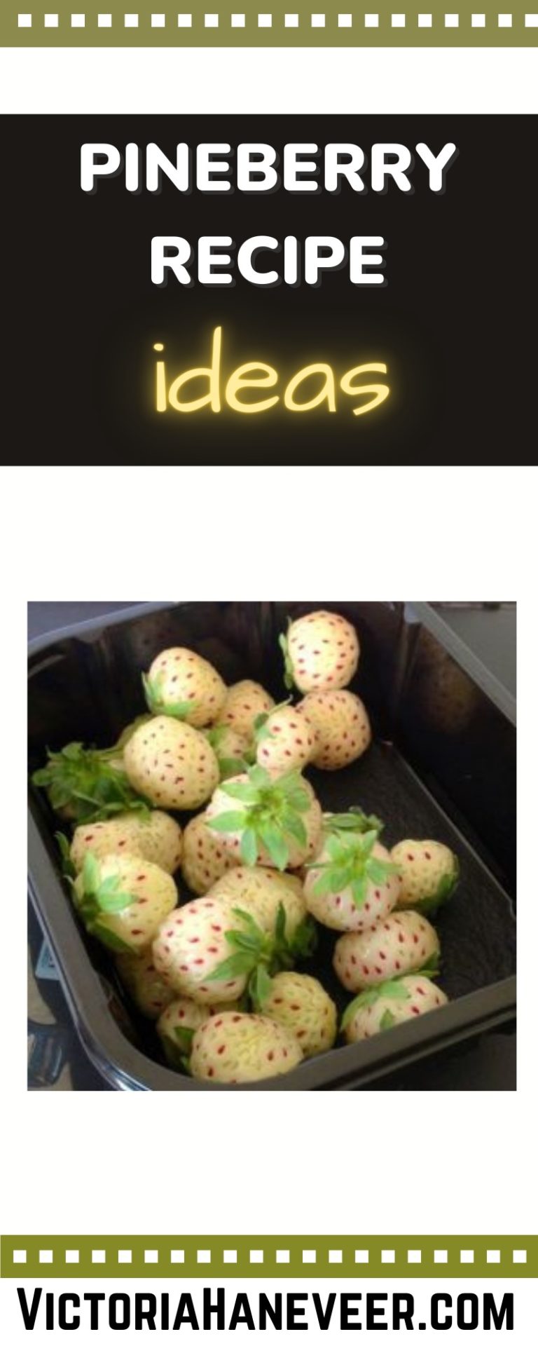 Pineberry Recipes | What are Pineberries Exactly?