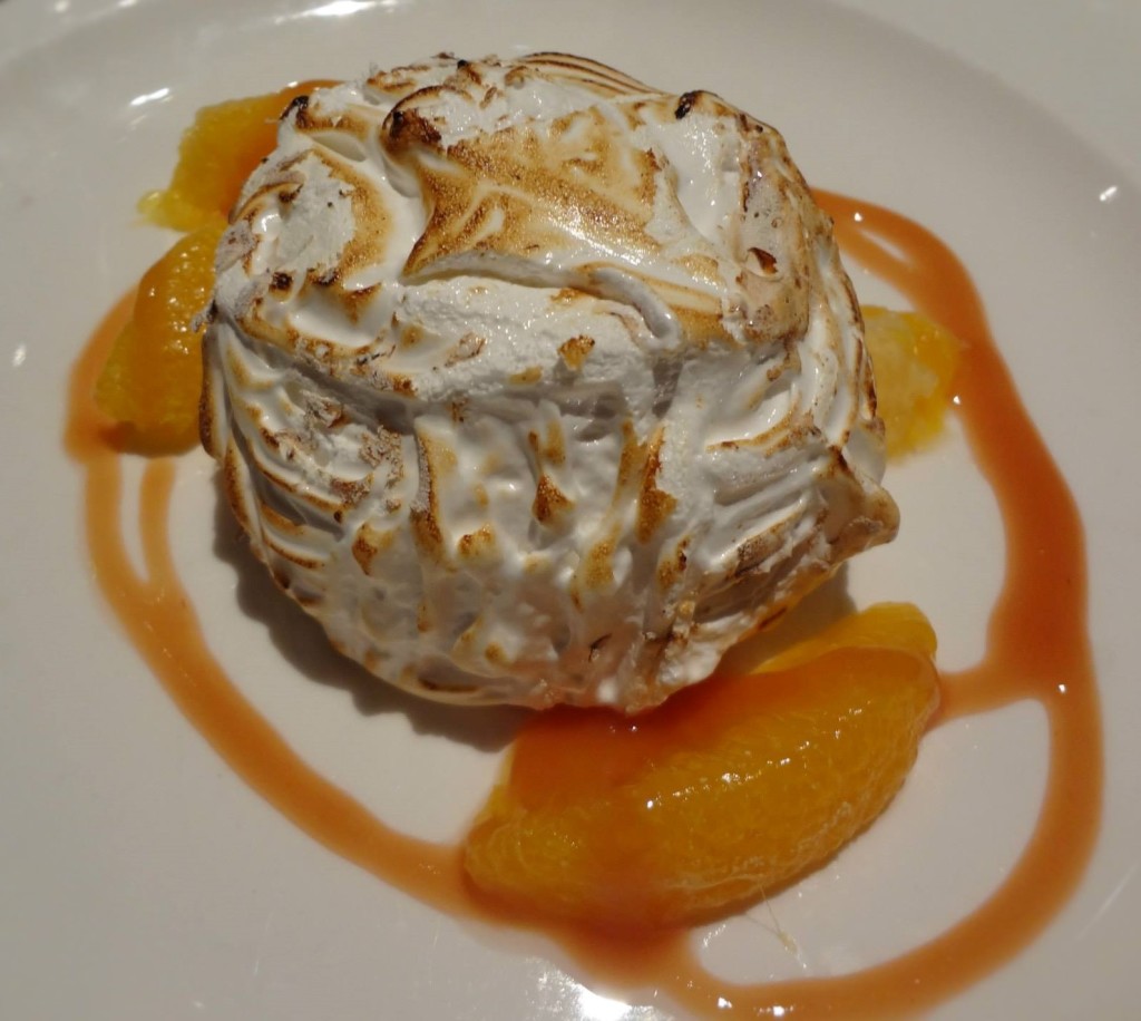 Baked Alaska Recipe with Caramel Sauce